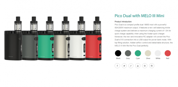 Pico Dual Kit - ელექტრონული სიგარეტები